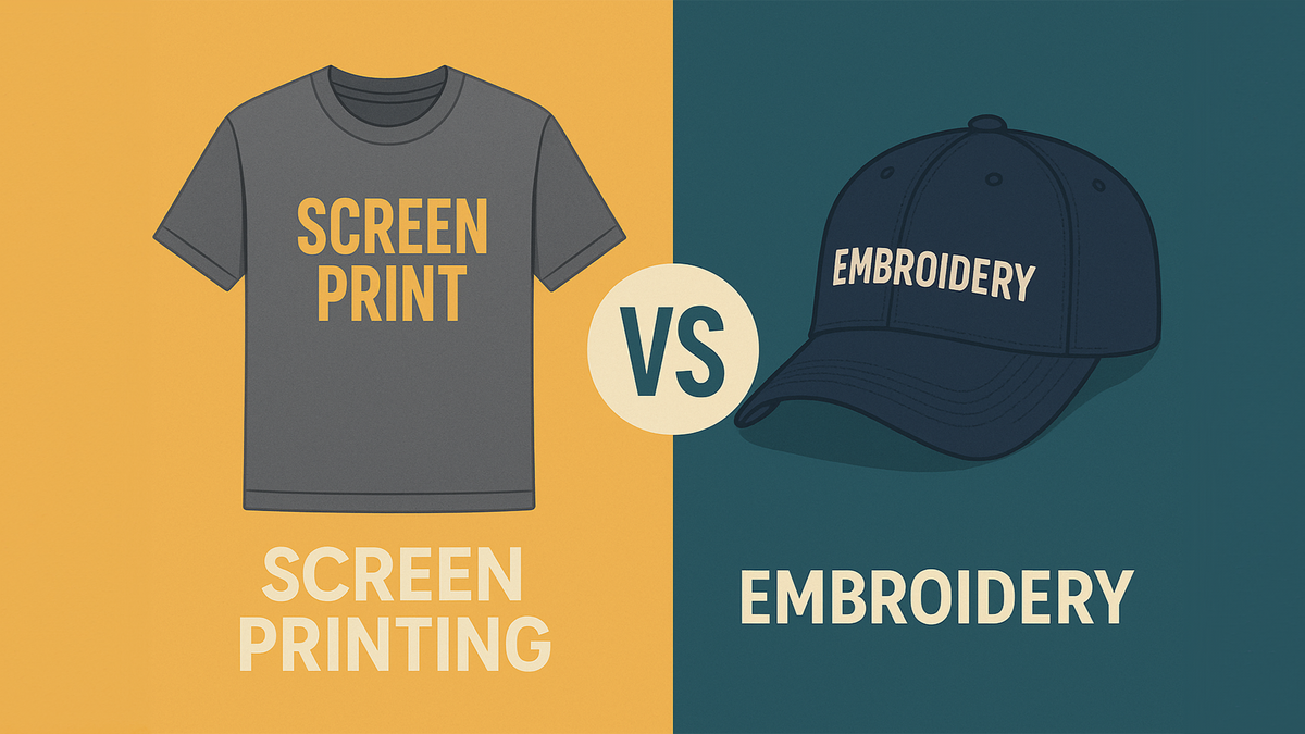 Screen Printing vs Embroidery: Which is Best for Your Brand?